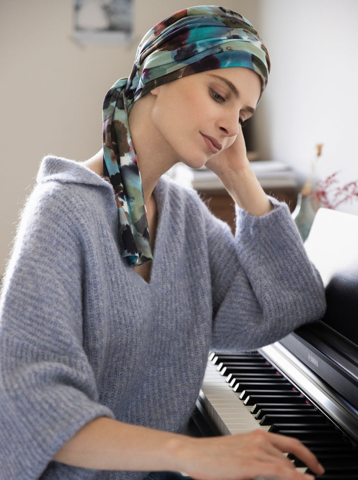 Chemo Scarf Liz Jade | Soft, Floral & Stylish